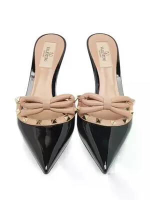 Valentino Garavani Rockstud Bow Mules