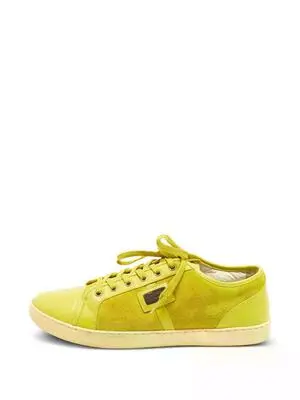 Dolce & Gabbana Logo-patch Sneakers - Green