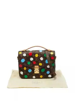 LOUIS VUITTON Pochette Metis Painted Dots Shoulder Bag