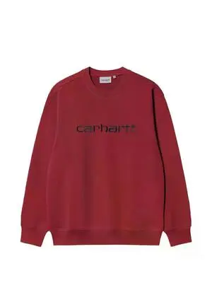 Carhartt Work In Progress Logo-embroidered Sweater - Red