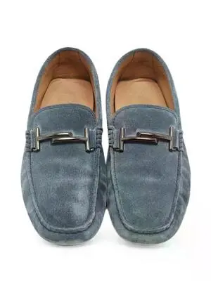 TOD'S Double T Suede Loafers