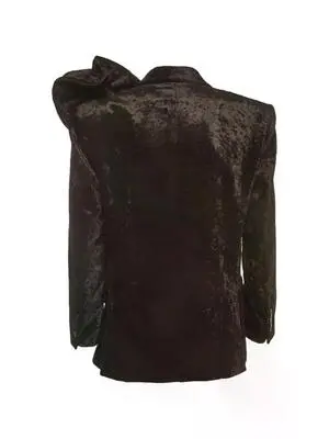 Magda Butrym Floral Appliqué Single-breasted Blazer