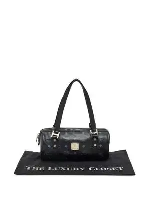 Mcm Visetos Barrel Tote Bag