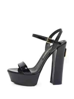 Dolce & Gabbana Keira Ankle-strap Platform Sandals - Black