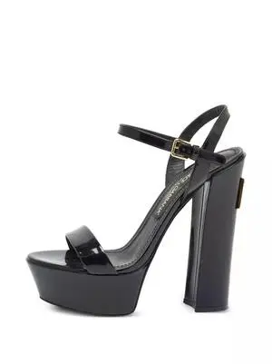 Dolce & Gabbana Keira Ankle-strap Platform Sandals - Black