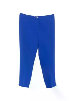 Marina Rinaldi Raggioxnew Elasticated-waistband Slim-fit Trousers - Blue