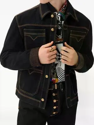 Versace Denim Blouson - Black