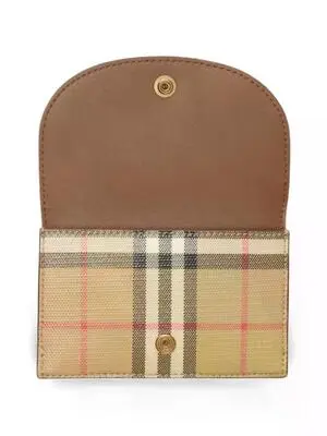 Burberry Check Folding Card Case & Key Ring