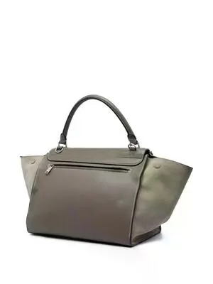 Celine 2012 Medium Calfskin And Suede Trapeze Satchel