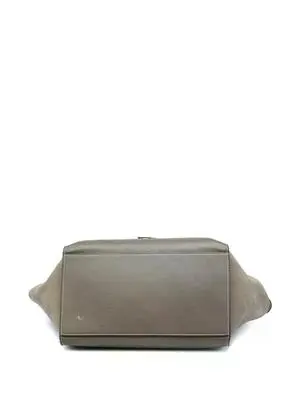 Celine 2012 Medium Calfskin And Suede Trapeze Satchel
