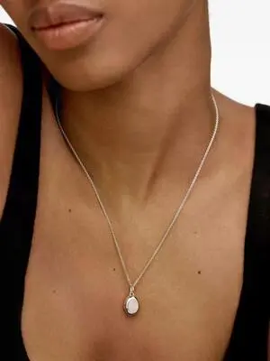 Monica Vinader October Birthstone Curb-chain Necklace
