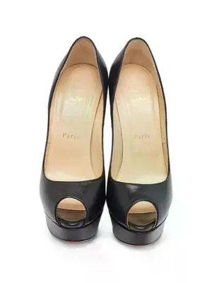 CHRISTIAN LOUBOUTIN Babel Clou Platform Pumps