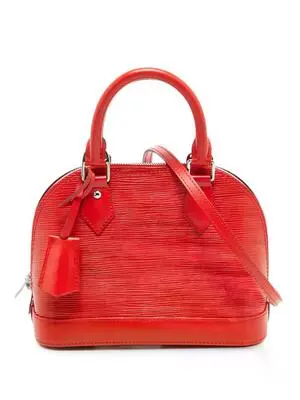 LOUIS VUITTON Bb Alma Tote Bag - Red