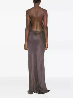 Andamane Cowl-neck Backless Maxi Dress