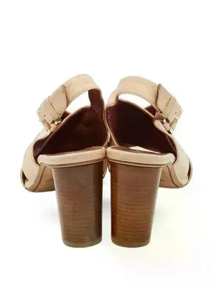 Loro Piana Crossover Slingback Sandals