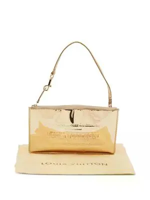 LOUIS VUITTON Patent Leather Pochette Plat Clutch Bag