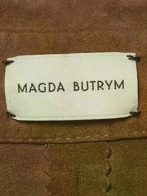 Magda Butrym Suede Long-sleeve Shirt