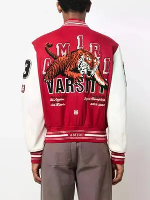 Amiri Logo-patch Varsity Jacket