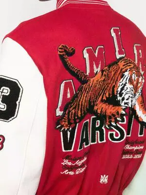 Amiri Logo-patch Varsity Jacket