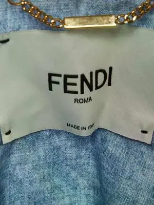Fendi Logo-print Chambray Shirt