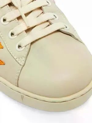 Gucci Ace Flame-embroidered Sneakers