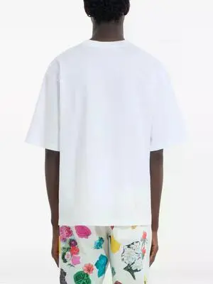 Marni Floral Logo-print Cotton T-shirt
