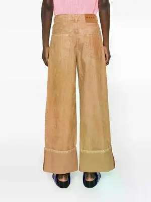 Marni High-waist Wide-leg Trousers