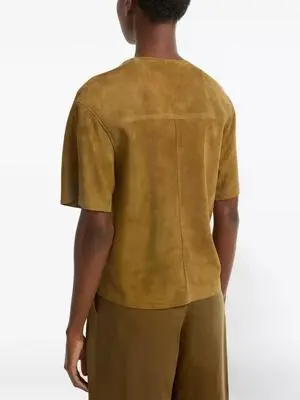 YVES SALOMON Double-sided V-neck Blouse