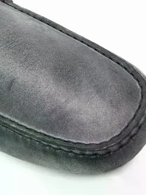 TOD'S Gommino Suede Driver Loafers - Grey