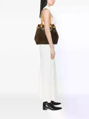 LOUIS VUITTON 2005 Monogram Batignolles Vertical Tote Bag - Brown