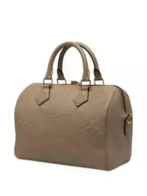 LOUIS VUITTON 2021-2026 Monogram Empreinte Speedy Bandouliere 25 Satchel - Brown