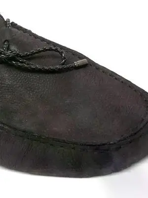 TOD'S Gommino Loafers With Bow Detail - Black