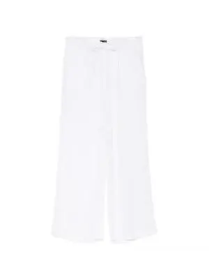 JAMES PERSE Drawstring Linen Trousers - White