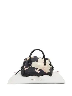 FERRAGAMO Floral Print Satchel Bag