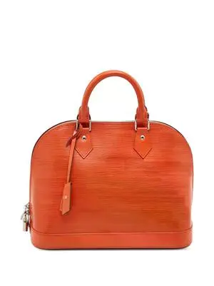 LOUIS VUITTON Louis Vuitton Epi Leather Alma PM Handbag Orange