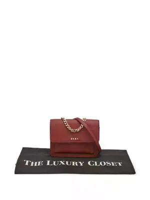 Dkny Bryant Park Saffiano Leather Crossbody Bag - Red