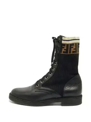 Fendi Round Toe Boots For Women
