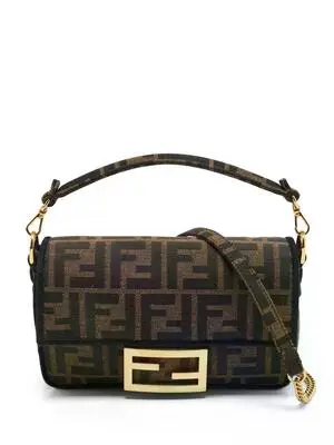 Fendi 2019 Zucca Baguette Mini Bag