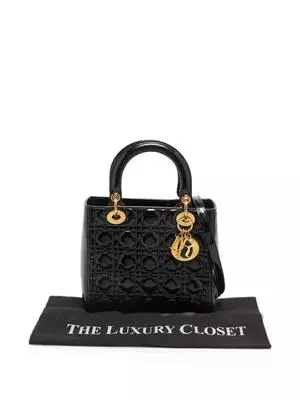 Dior 2013 Medium Lady Cannage Tote Bag