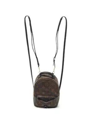 LOUIS VUITTON Mini Palm Springs Monogram Backpack - Brown