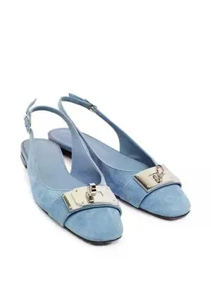 Hermès Innocent Kelly Slingback Flat Pumps