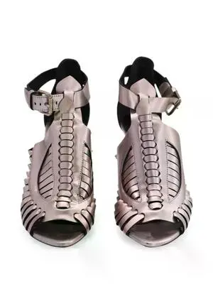 Proenza Schouler Cage Leather Sandals
