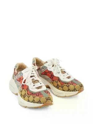 Gucci Rhyton Gg Canvas Sneakers