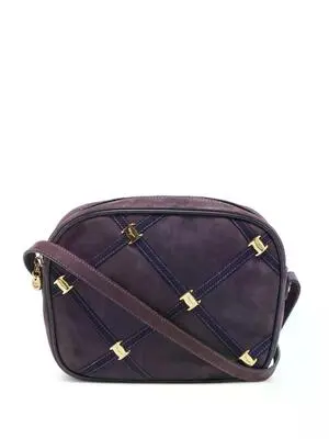 FERRAGAMO Quilted Studded Crossbody Bag