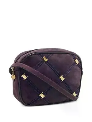 FERRAGAMO Quilted Studded Crossbody Bag