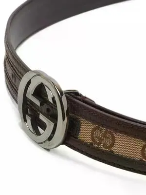 Gucci Interlocking G Canvas Belt