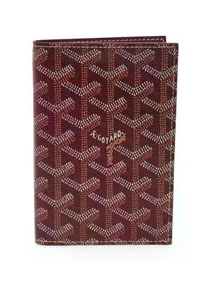 Goyard Grenelle Passport Holder - Red