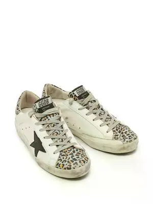 GOLDEN GOOSE Superstar Leopard Print Sneakers