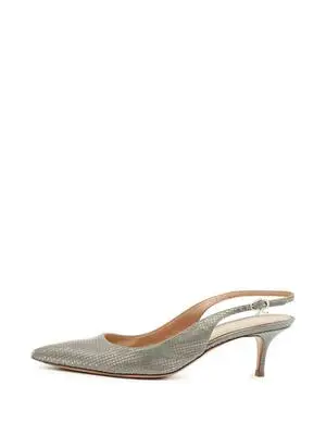 GIANVITO ROSSI Pointed Toe Slingback Pumps
