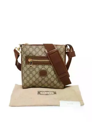 Gucci Gg Supreme Messenger Bag - Neutrals